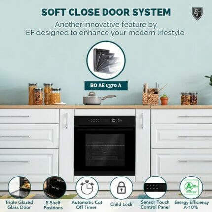 EF Ovens comes with TRIPLE Glazed Glass Doors for Maximum Energy
