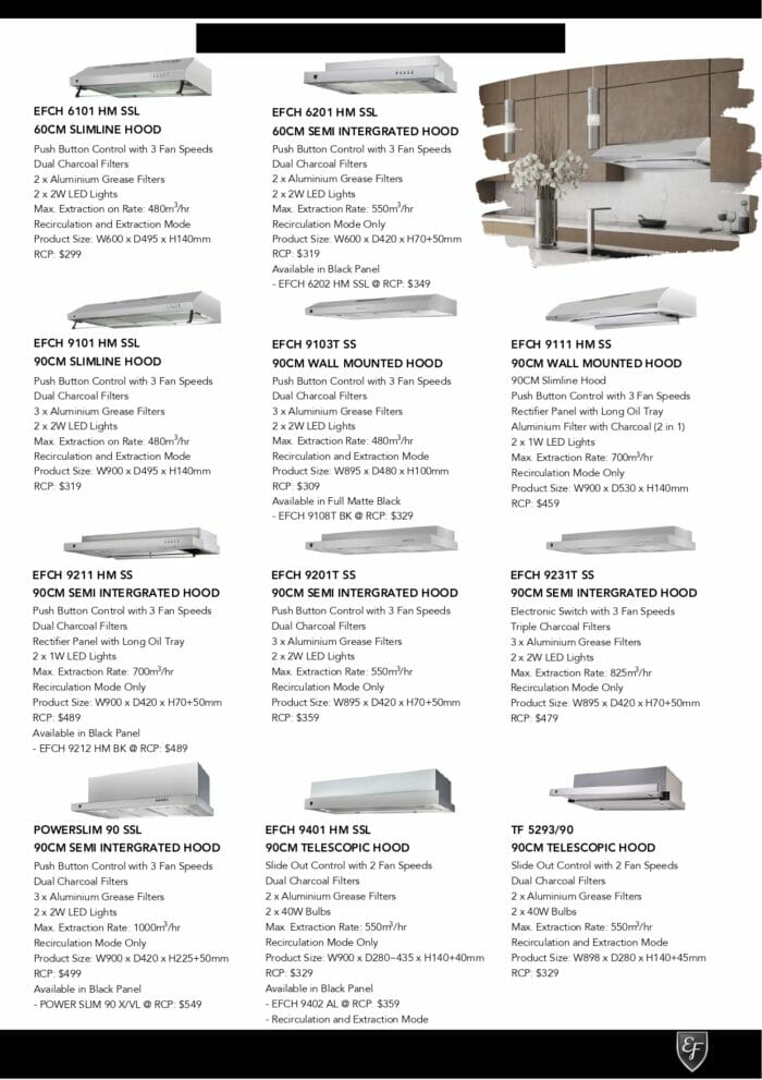 E-Catalogue | EF Home Appliances