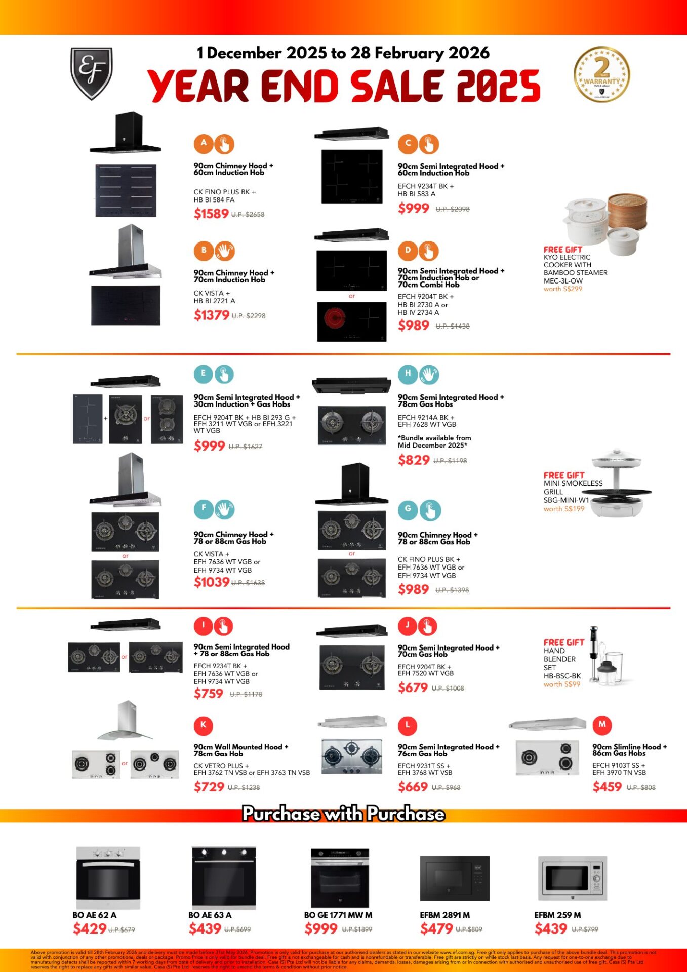 EF Year End Promotions